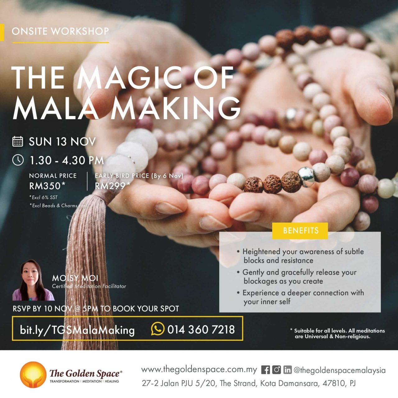 The Magic of Mala Making - The Golden Space Malaysia